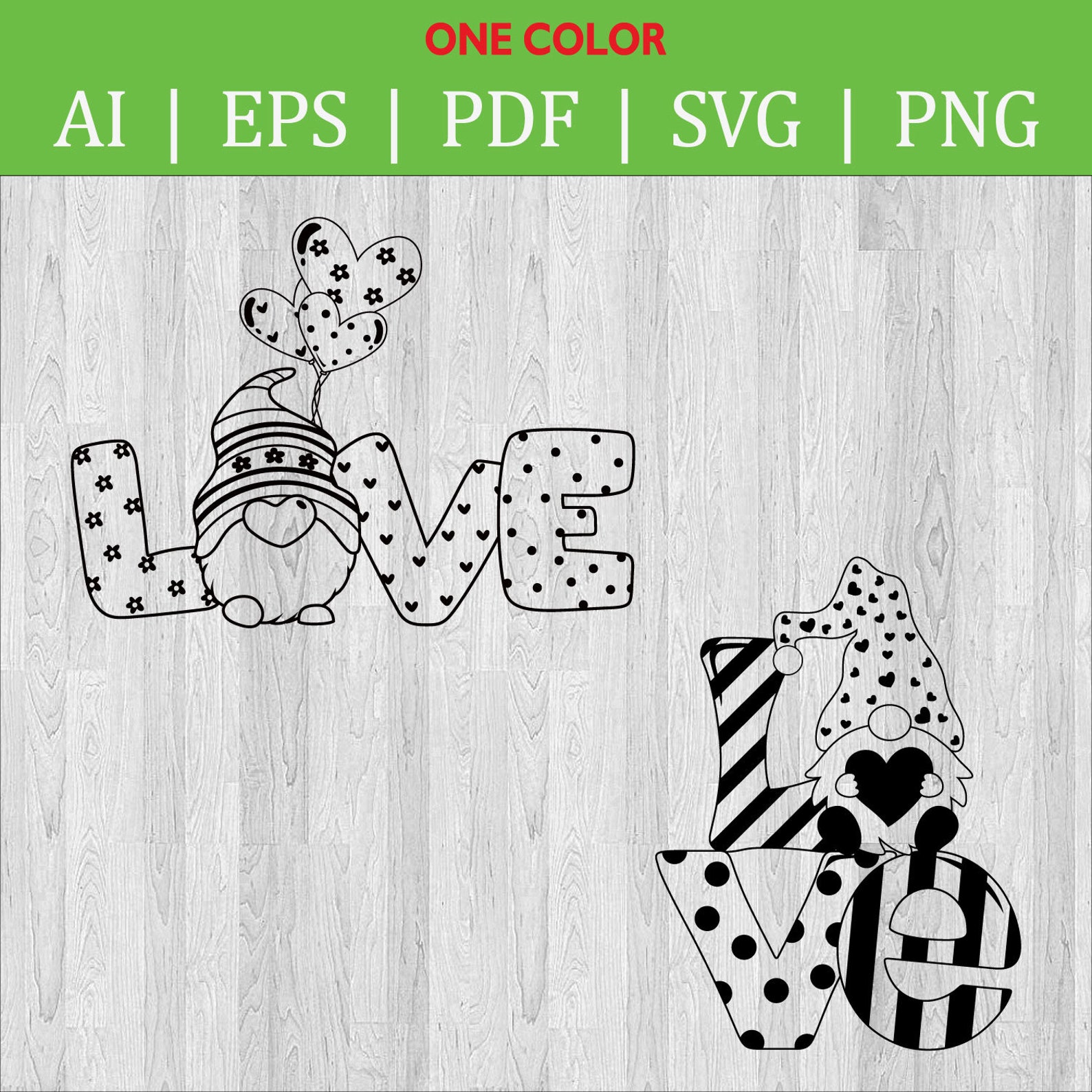 Love Valentine Gnome SVG Cut File / Gnome / Love / Valentine / - Etsy