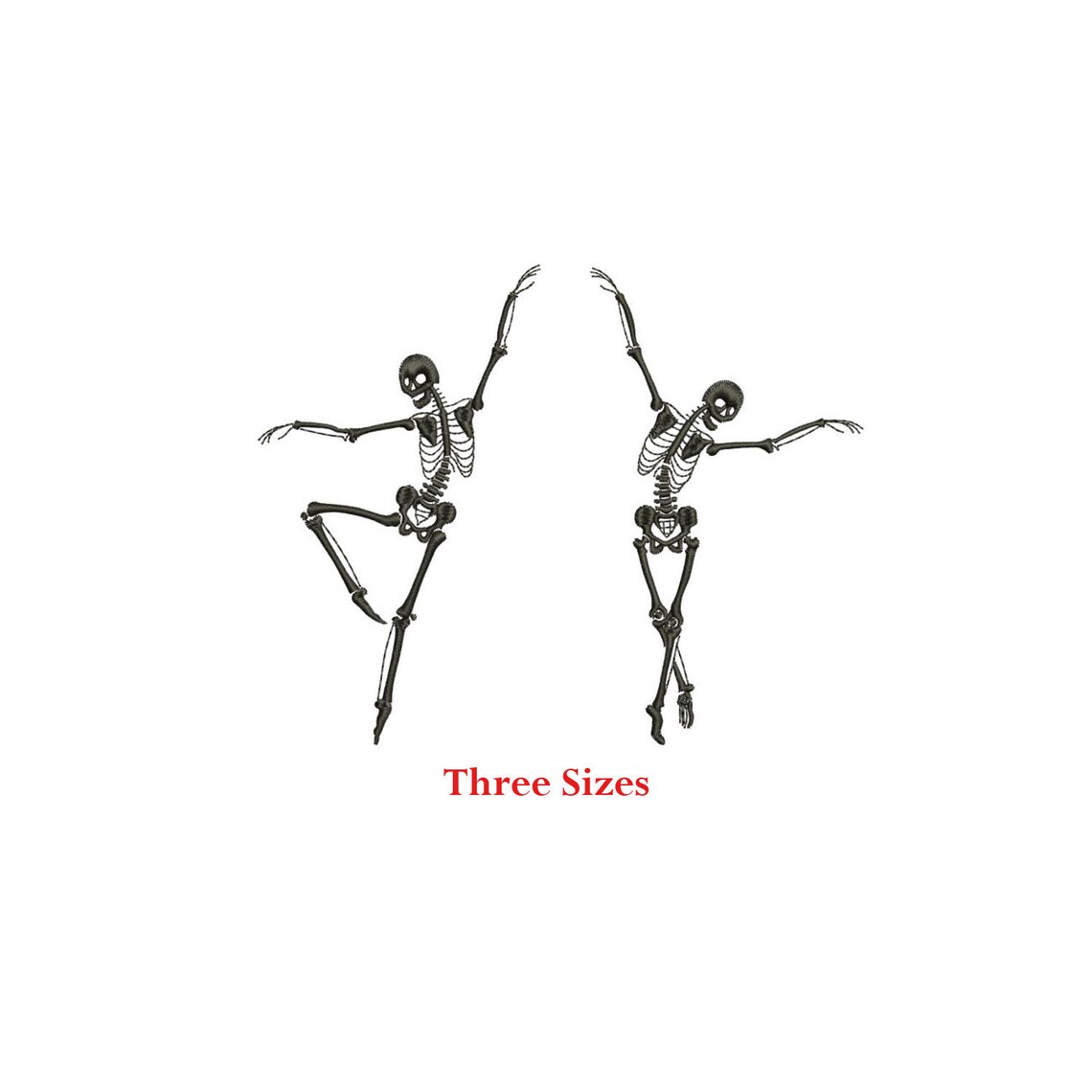 Dancing Skeleton Machine Embroidery Design / Funny Dance / Halloween ...