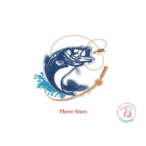 Hunt and Fish Embroidery Design - Etsy