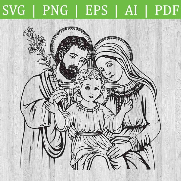 Saint Joseph Svg - Etsy