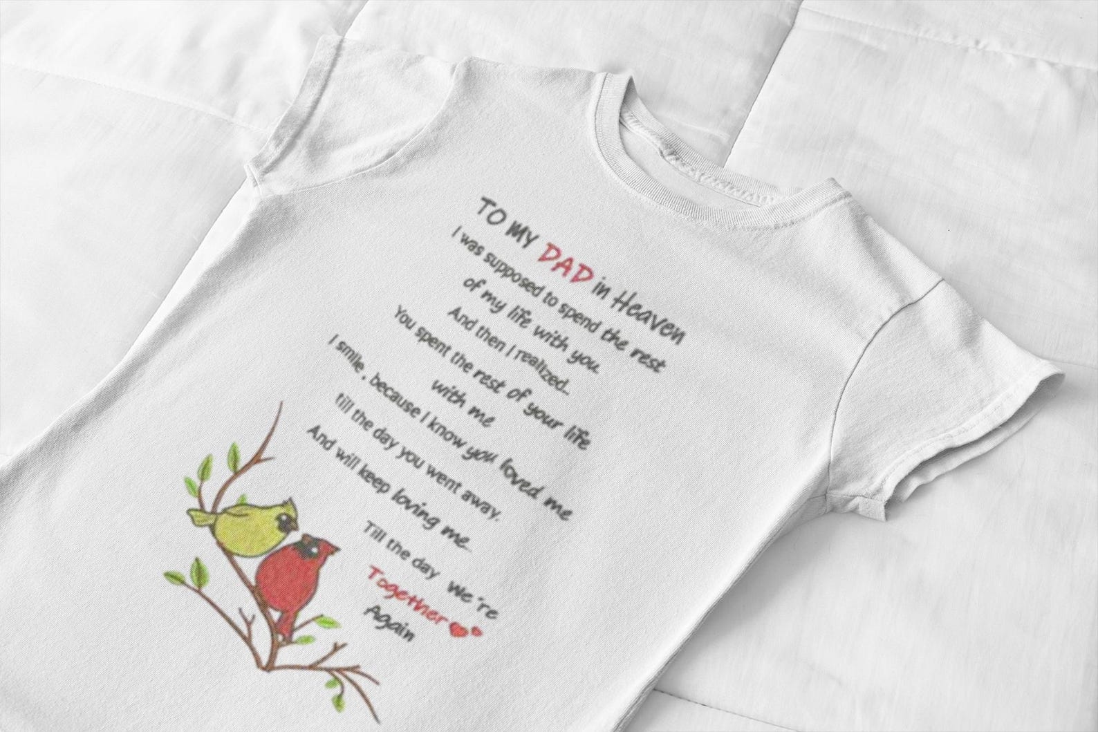 Heaven Remembrance Embroidery Designs | Husband, Wife, Dad Memorial | 3 ...