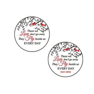 Those We Love Don't Go Away | Cardinal Dad & Mom Remembrance Machine ...