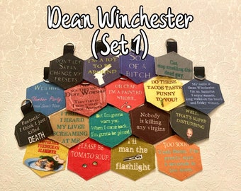 Supernatural Dean Keychain - Etsy