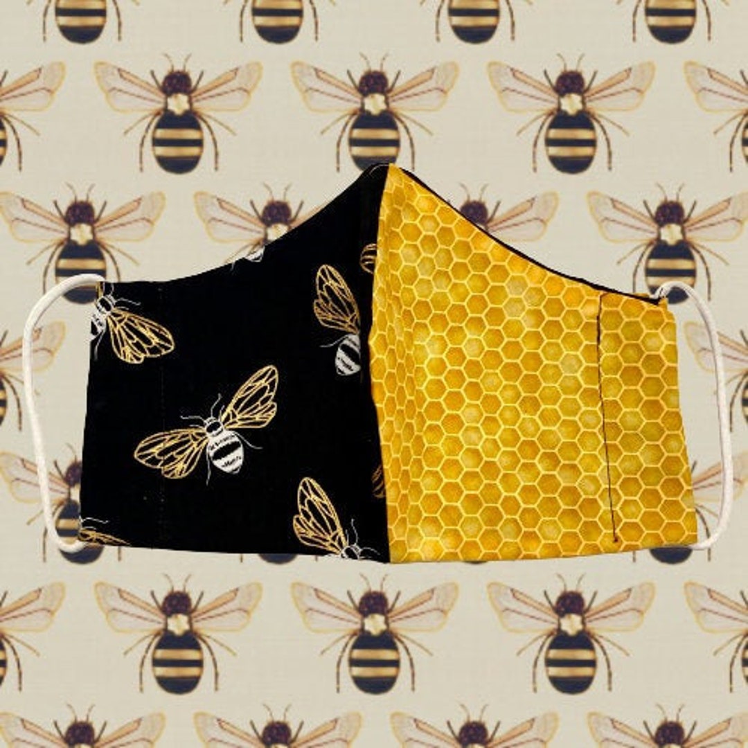 Honeybee Face Mask - Etsy