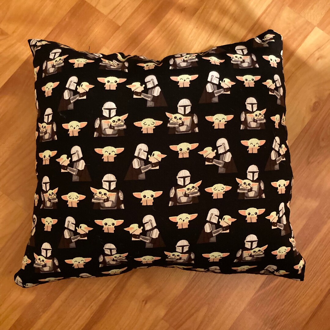 The Mandalorian Baby Yoda Grogu Soft Decorative Throw Pillow - Etsy