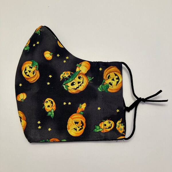 Jack O Lantern Face Mask - Etsy
