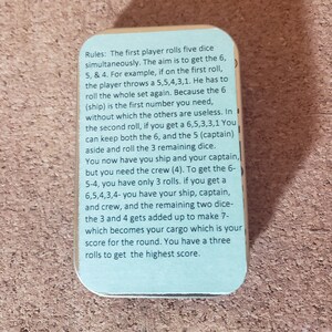 Game in a Tin | Ship Captain and Crew |travel |small | Game on the Go ...