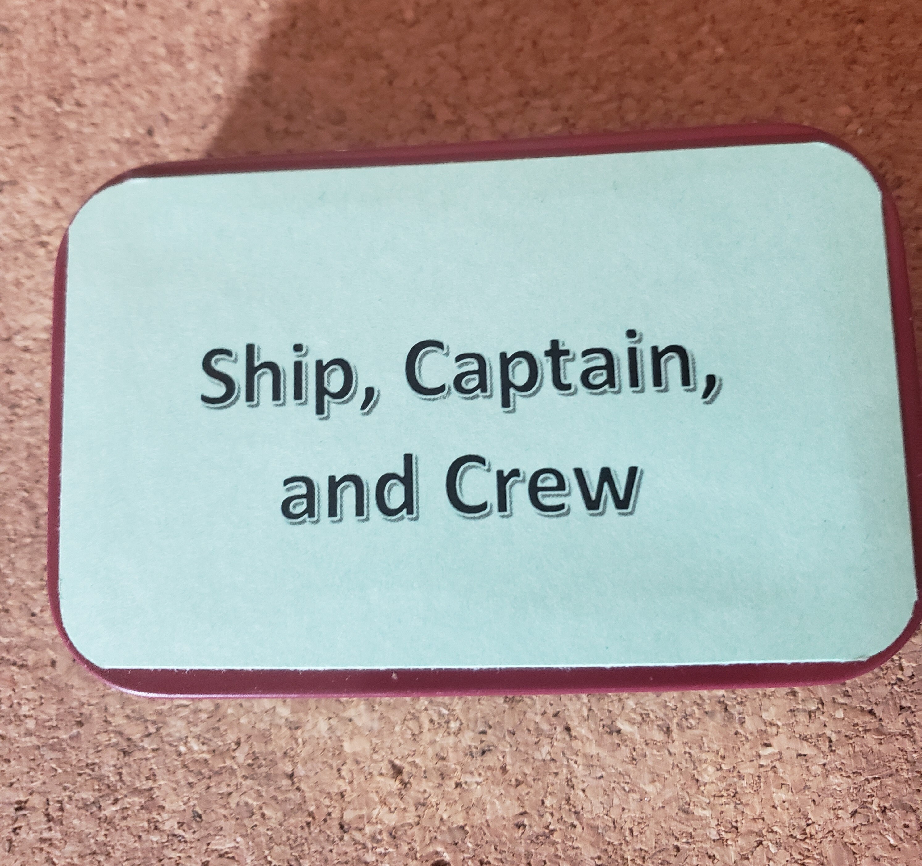 Game in a Tin | Ship Captain and Crew |travel |small | Game on the Go ...