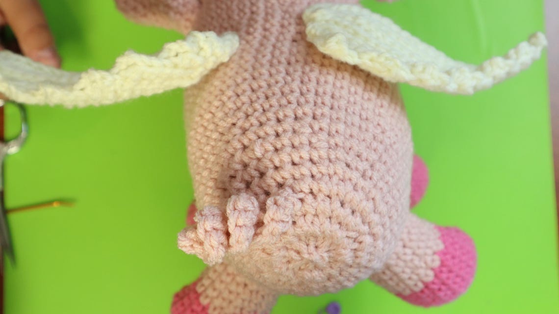 Crochet Flying Pig Pattern (PDF) - Etsy