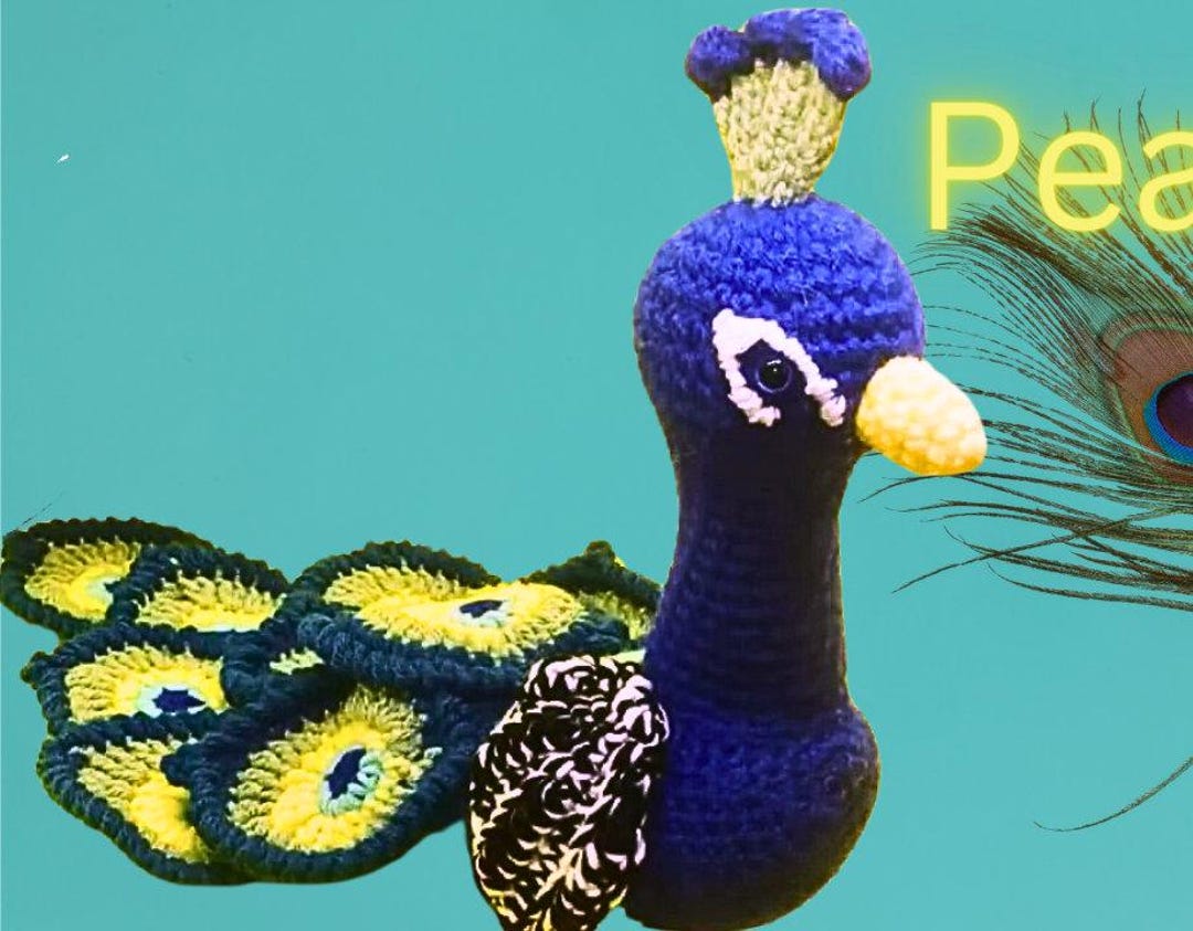 Peacock Crochet Pattern (PDF Pattern) - Etsy