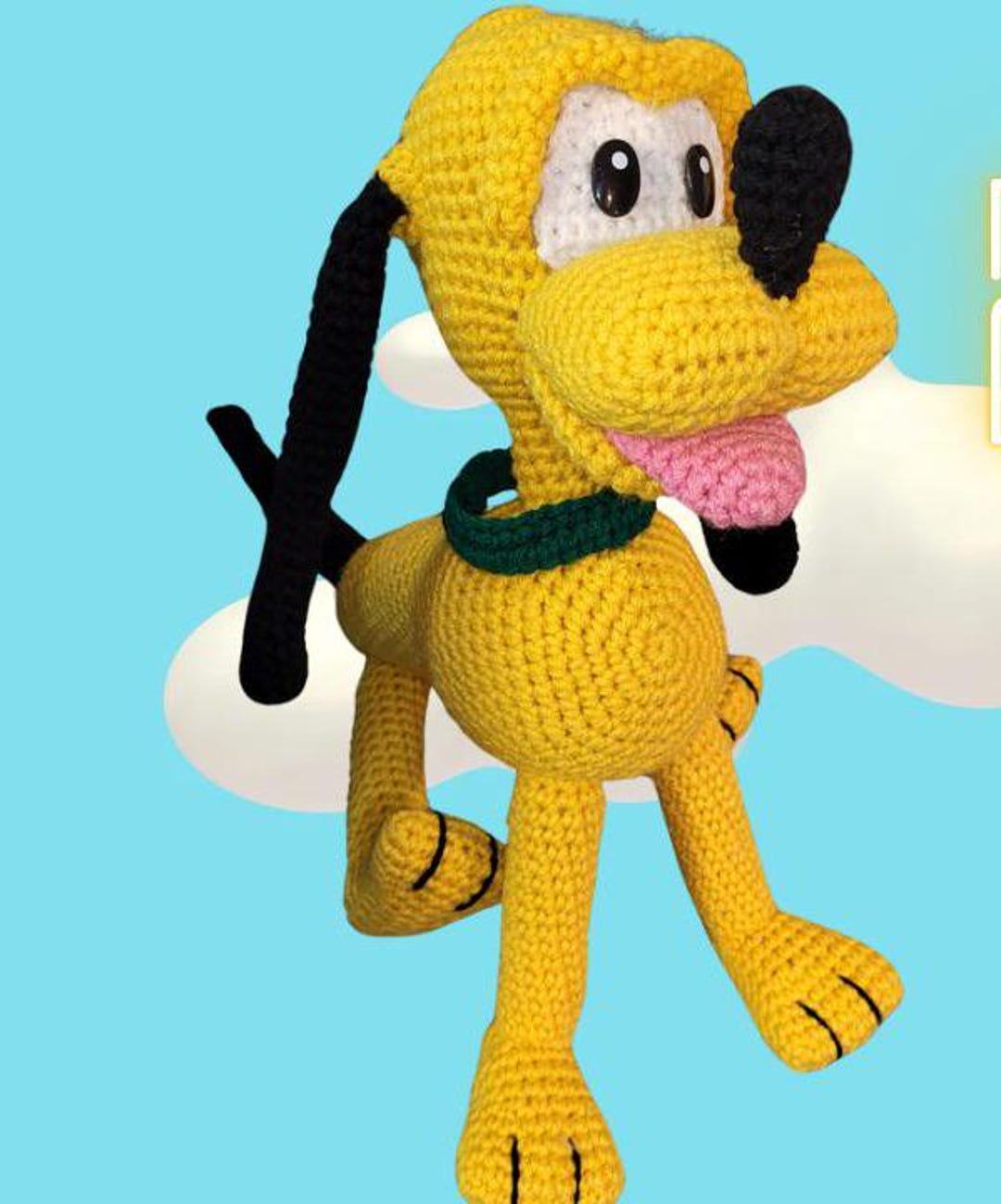 Pluto Crochet Pattern: 12" Dog Amigurumi (PDF Pattern) - Etsy