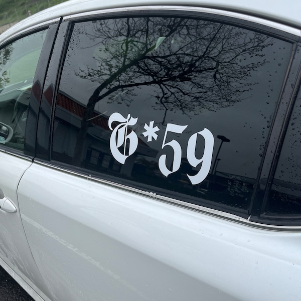 G59 Sticker Car - Etsy