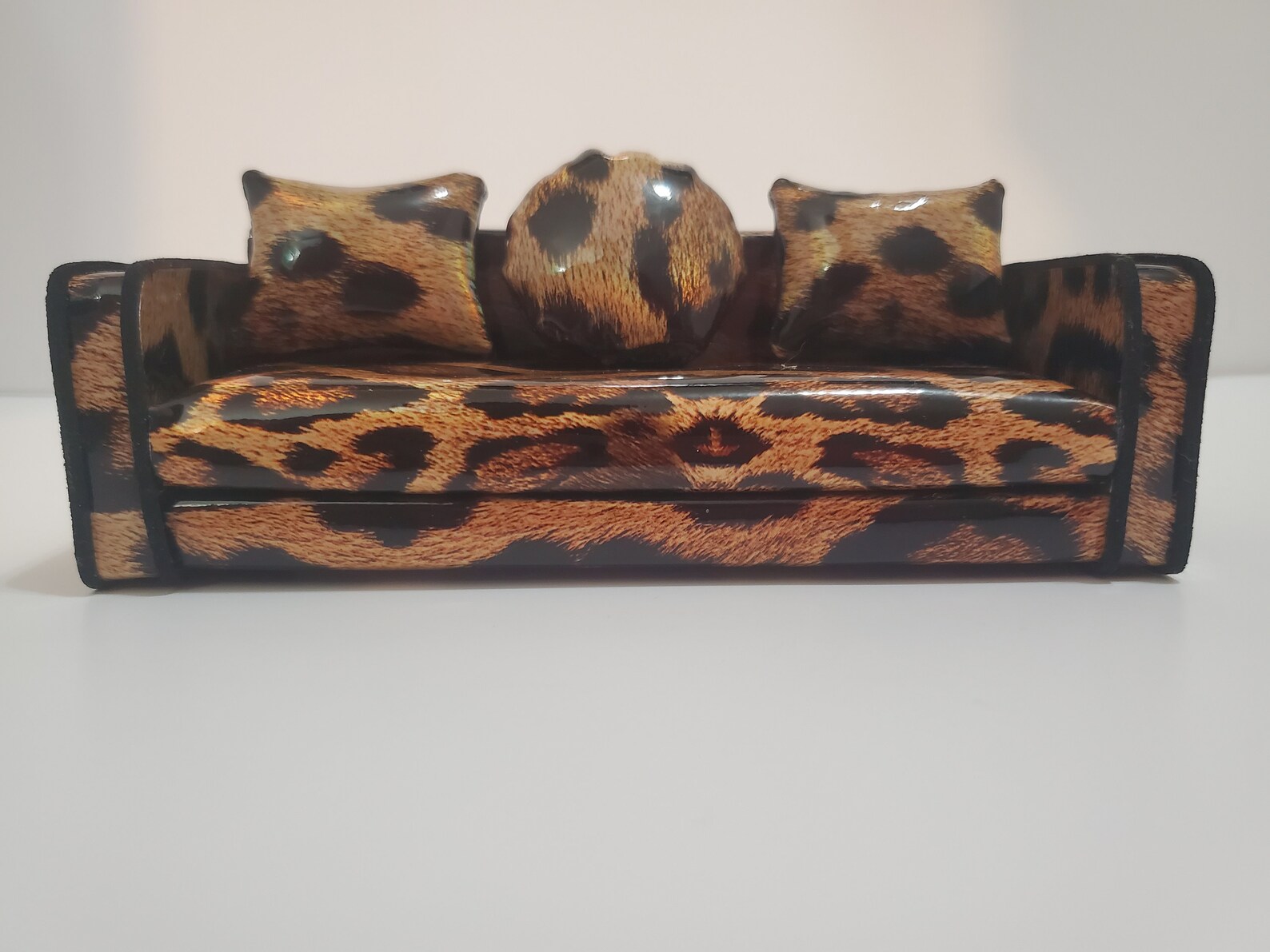 Miniature Brown Leopard Couch - Etsy