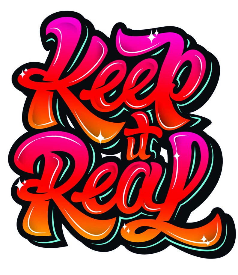 Keep It Real Logo - Etsy