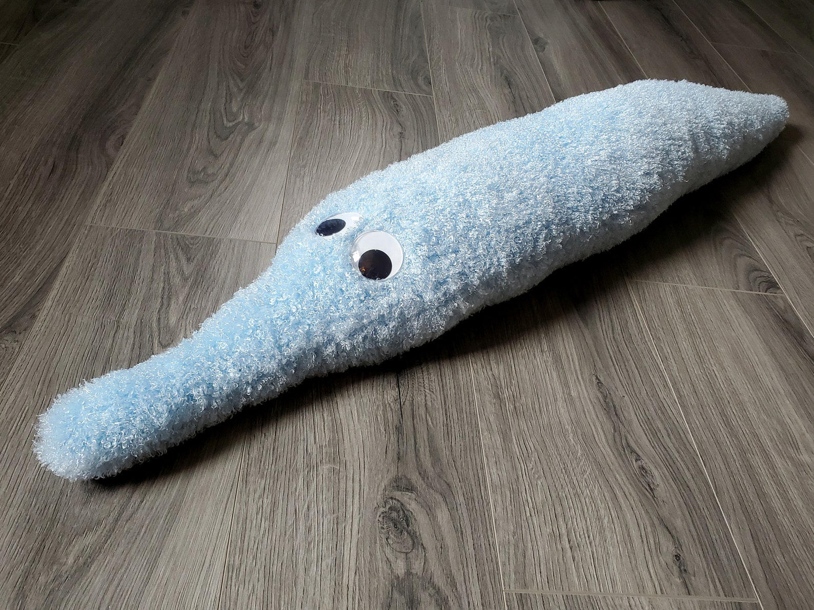 GIANT Worm With Perm Plushie / Body Pillow | Etsy