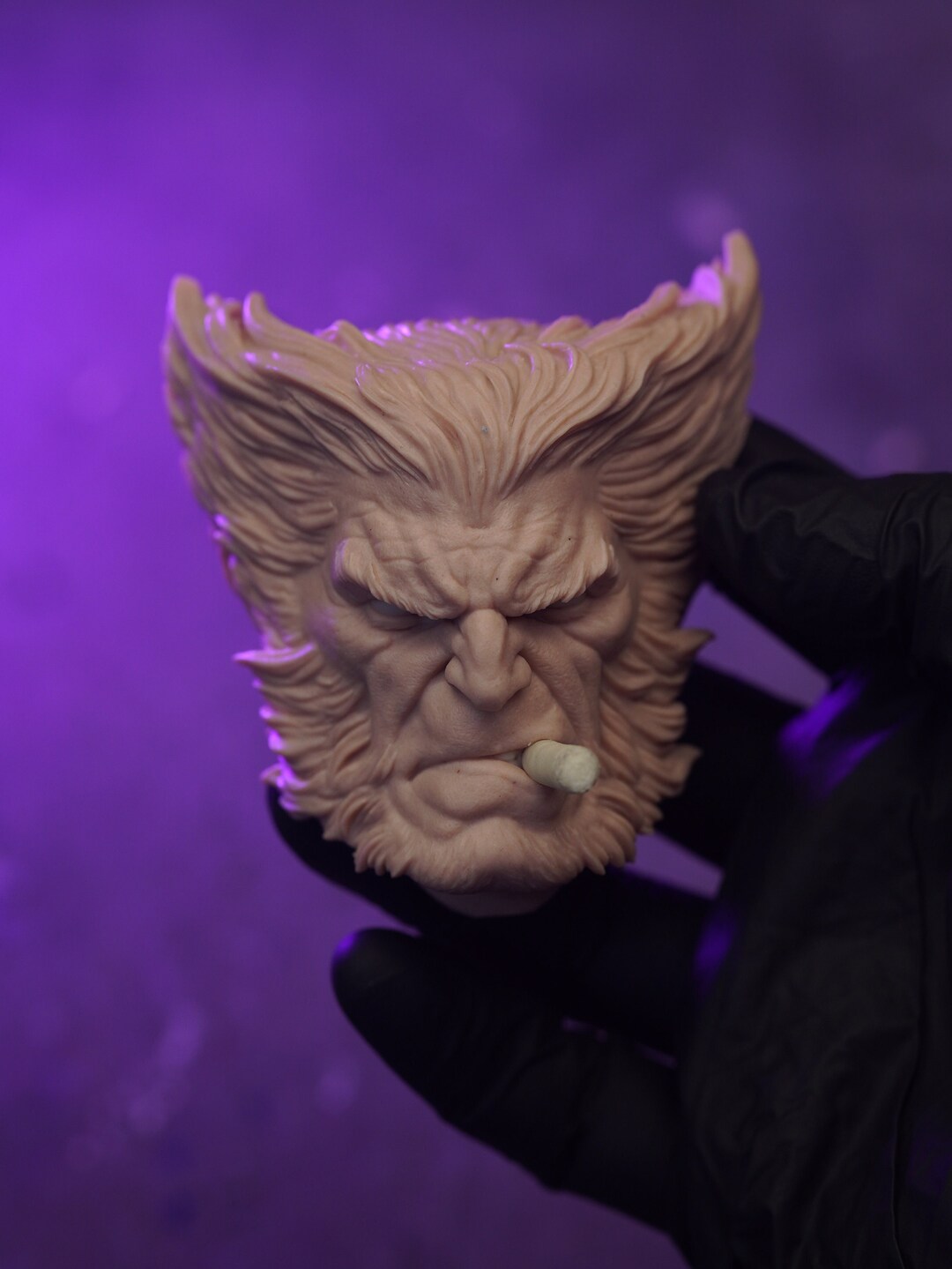 LOGAN Bust Magnet Sculpture, Hand Sculpted, MAGNETS ATTACHED, Flesh ...