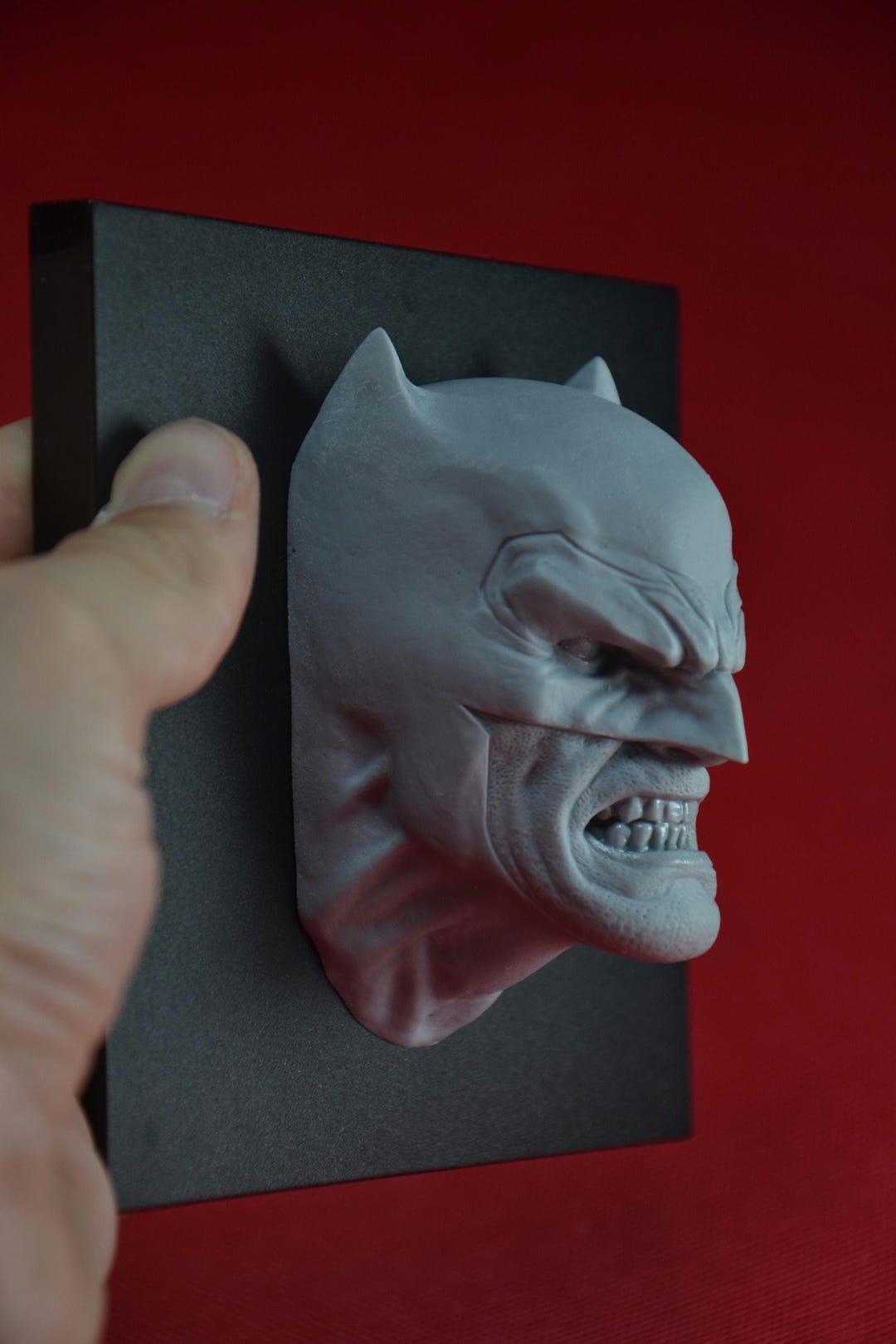 The Knight Angry Version, Unpainted Magnet/bust Sculpture, Hand ...