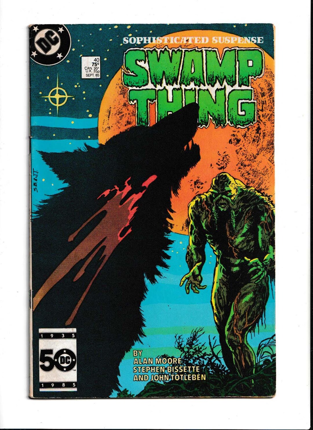 Swamp Thing #40 (1985) Early Appearance of John Constantine / DC Comics ...
