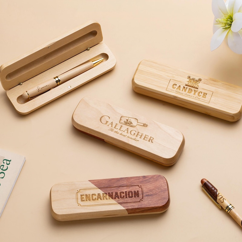 Personalised Pen Set and Box - Etsy UK