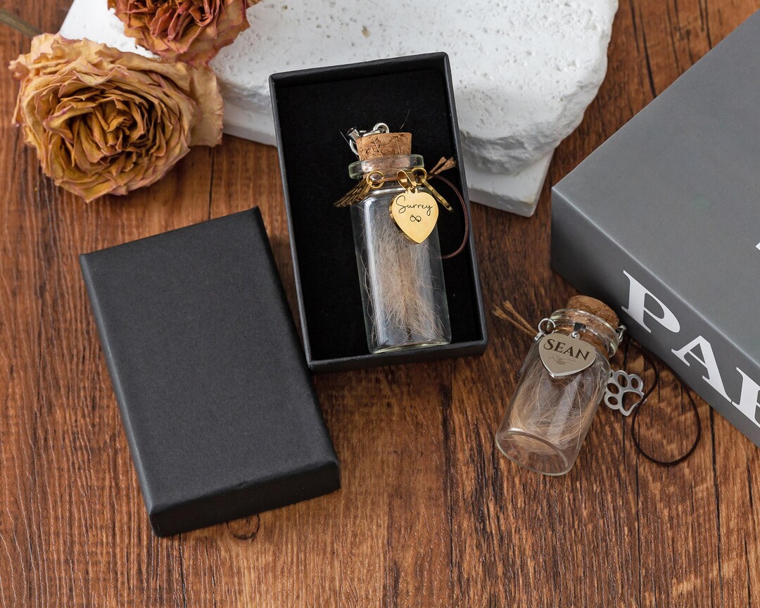 Custom Pet Hair Memorial Jar,personalized Remembrance Gift - Etsy