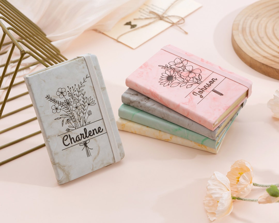 Custom Text Journal,personalized Notebook,notebook With Name,gifts for ...