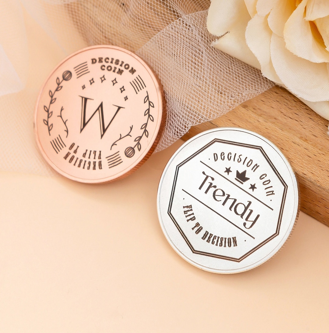 Custom Name Coin,decision Coin,gifts for Boyfriend,valentines Day Gift ...