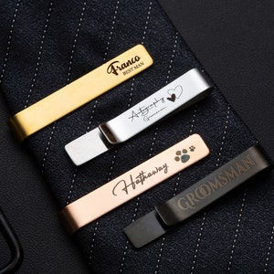 Custom Tie Clips for Men,wedding Tie Clip,party Gift for Him,boyfriend ...