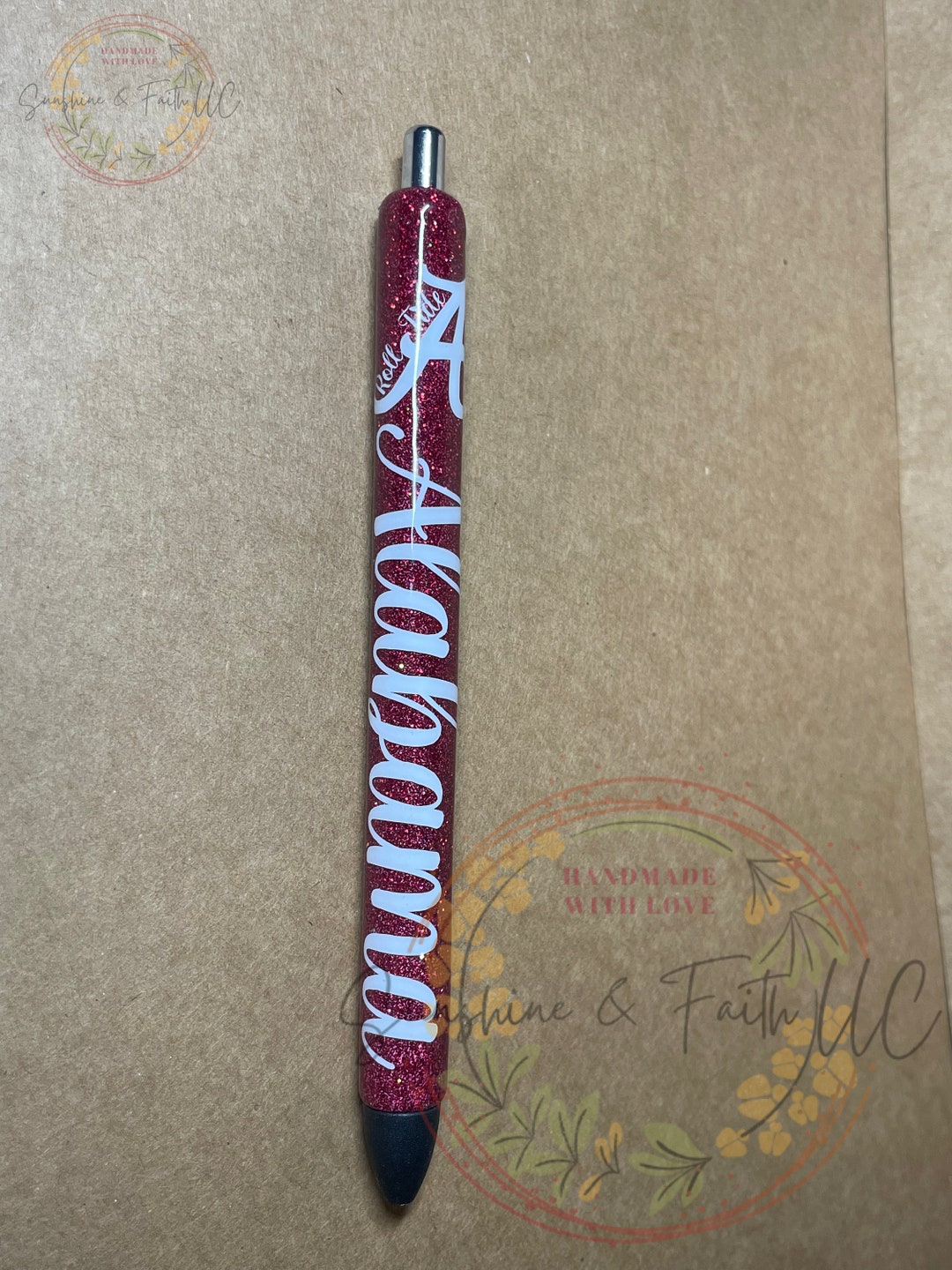 Alabama Football Glitter Ink Joy Pen, Refillable, Reusable - Etsy