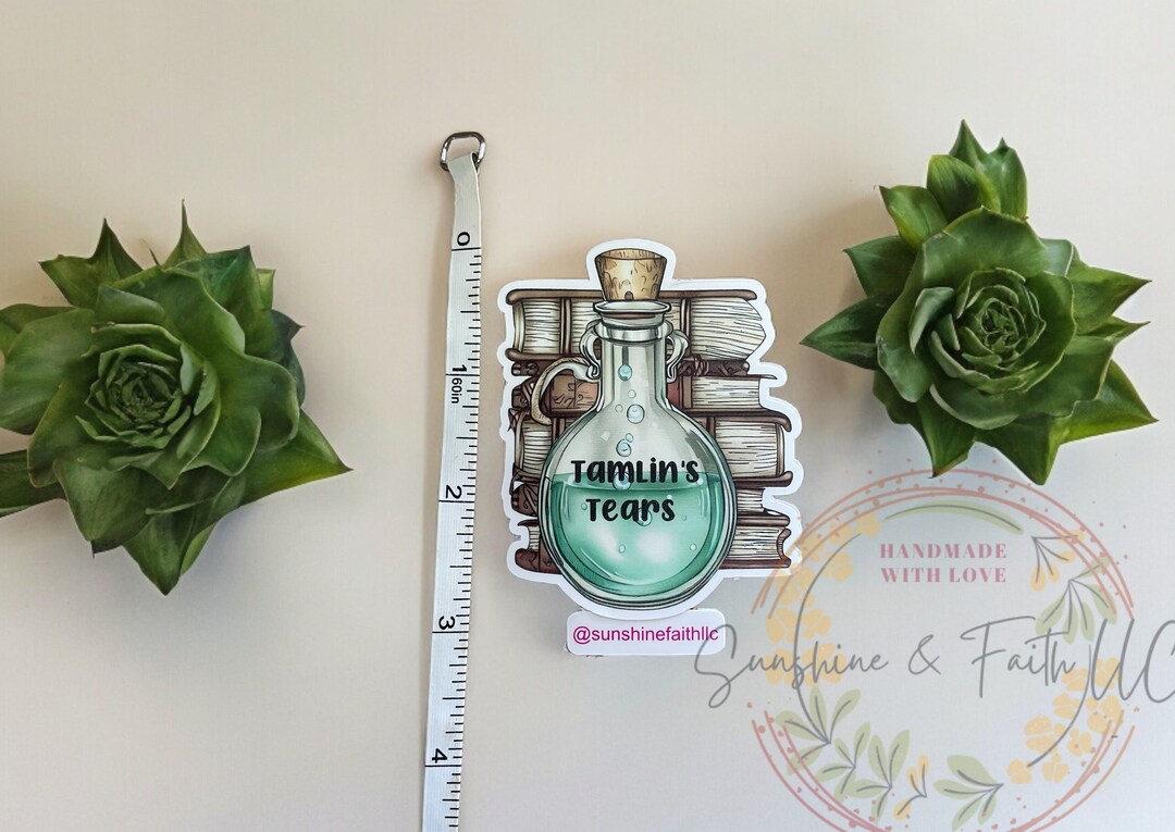 Tamlin's Tears Waterproof Sticker, ACOTAR Inspired - Etsy