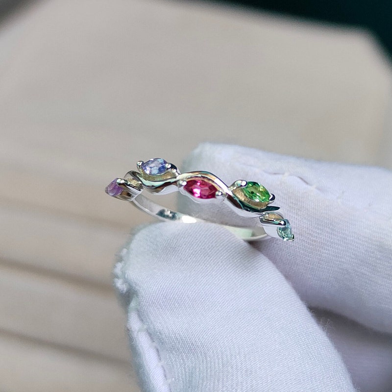 Multi Stone Ring - Etsy