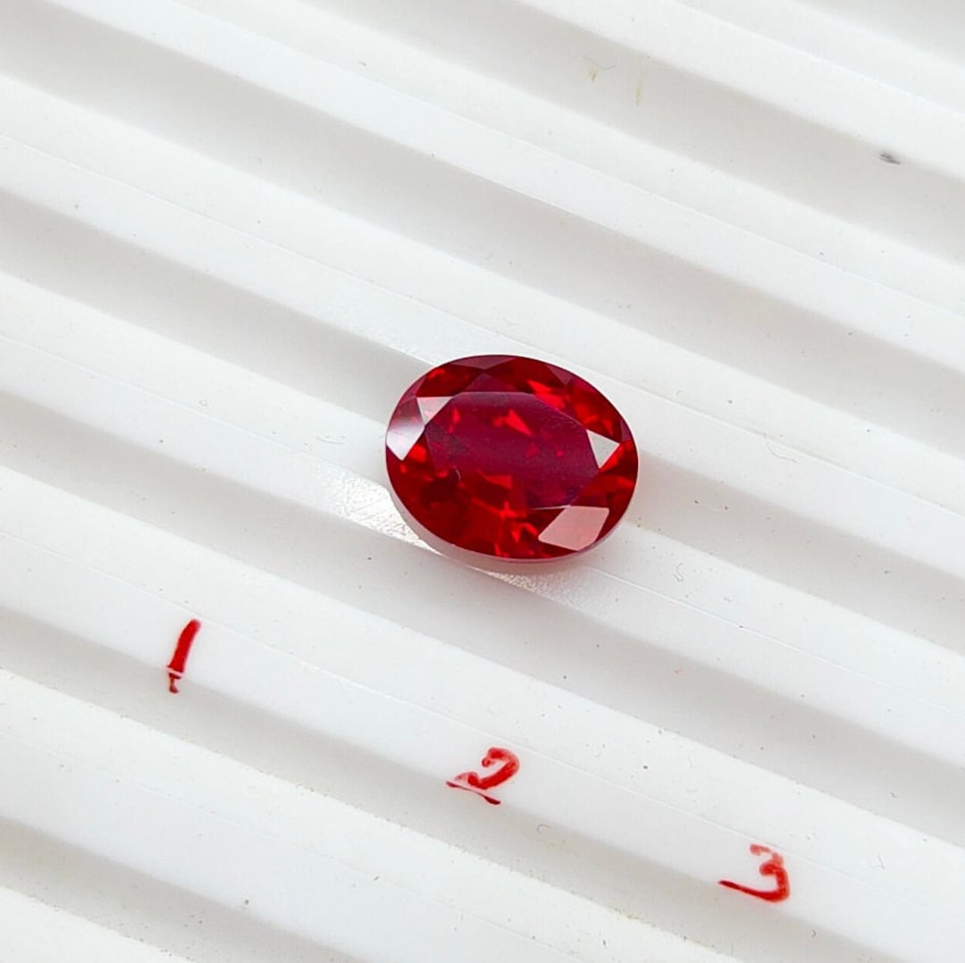 Pigeon Blood Ruby Stone, Oval Cut Ruby, 10x8 Mm Ruby, 3.8 Carat Oval ...
