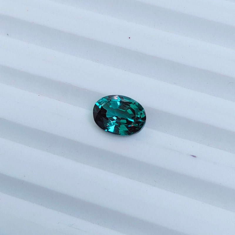 Teal Sapphire Lab Grown Stone - Etsy