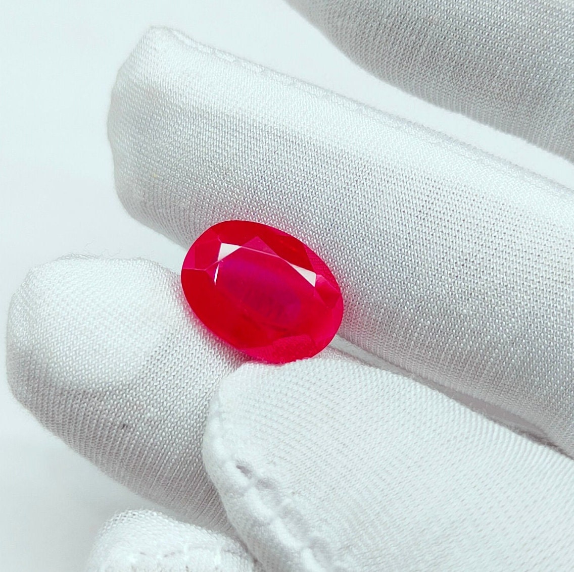 Ruby Stone, Oval Cut Ruby, 14x10 Mm Oval Ruby Stone, Lab Created Ruby ...