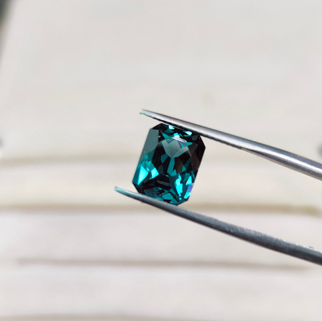 Radiant Cut Teal Sapphire Stone 6x8 to 9x11 Mm Teal Sapphire Stone ...
