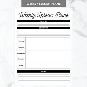 Comprehensive Digital Teacher Planner: Virtual Lessons, Online Learning ...