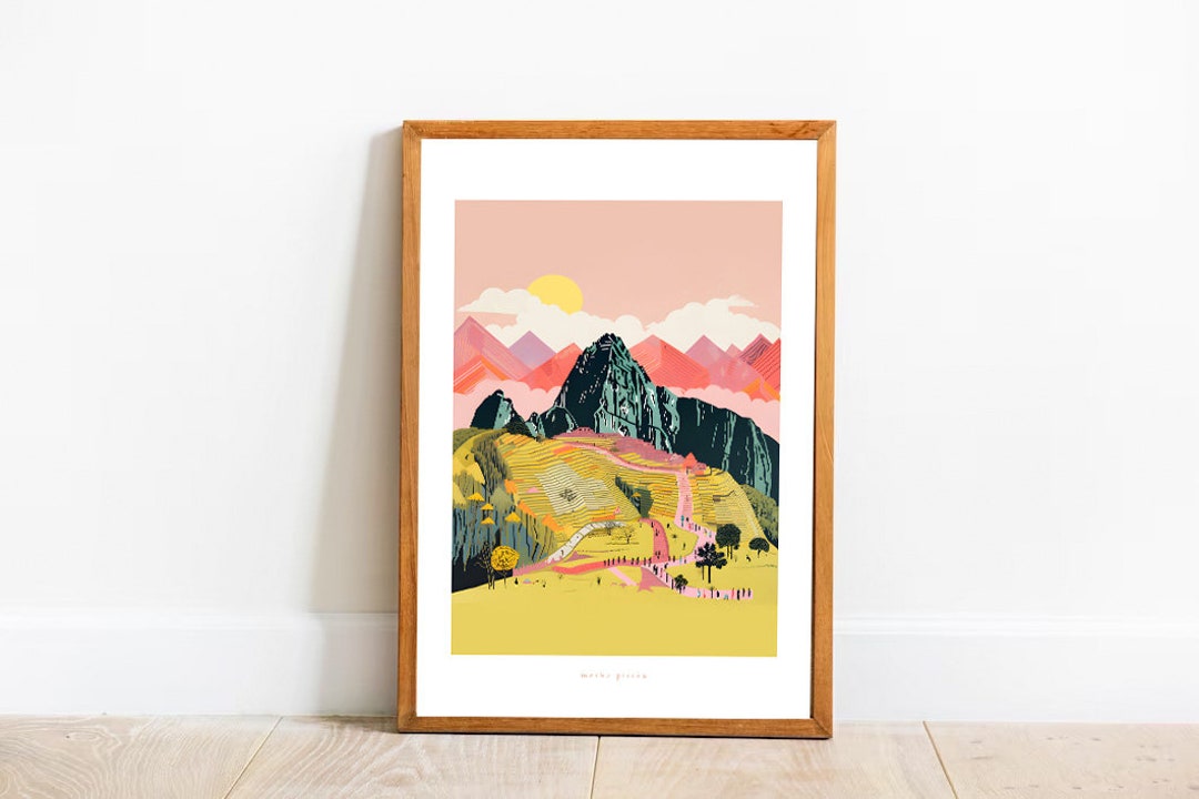 Peru, Machu Picchu, Art Print, Peru Art Print, Travel Gift, Travel ...
