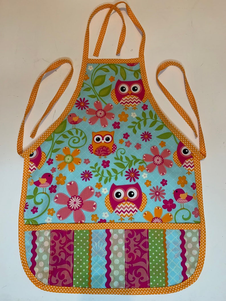 Child Owl Apron - Etsy