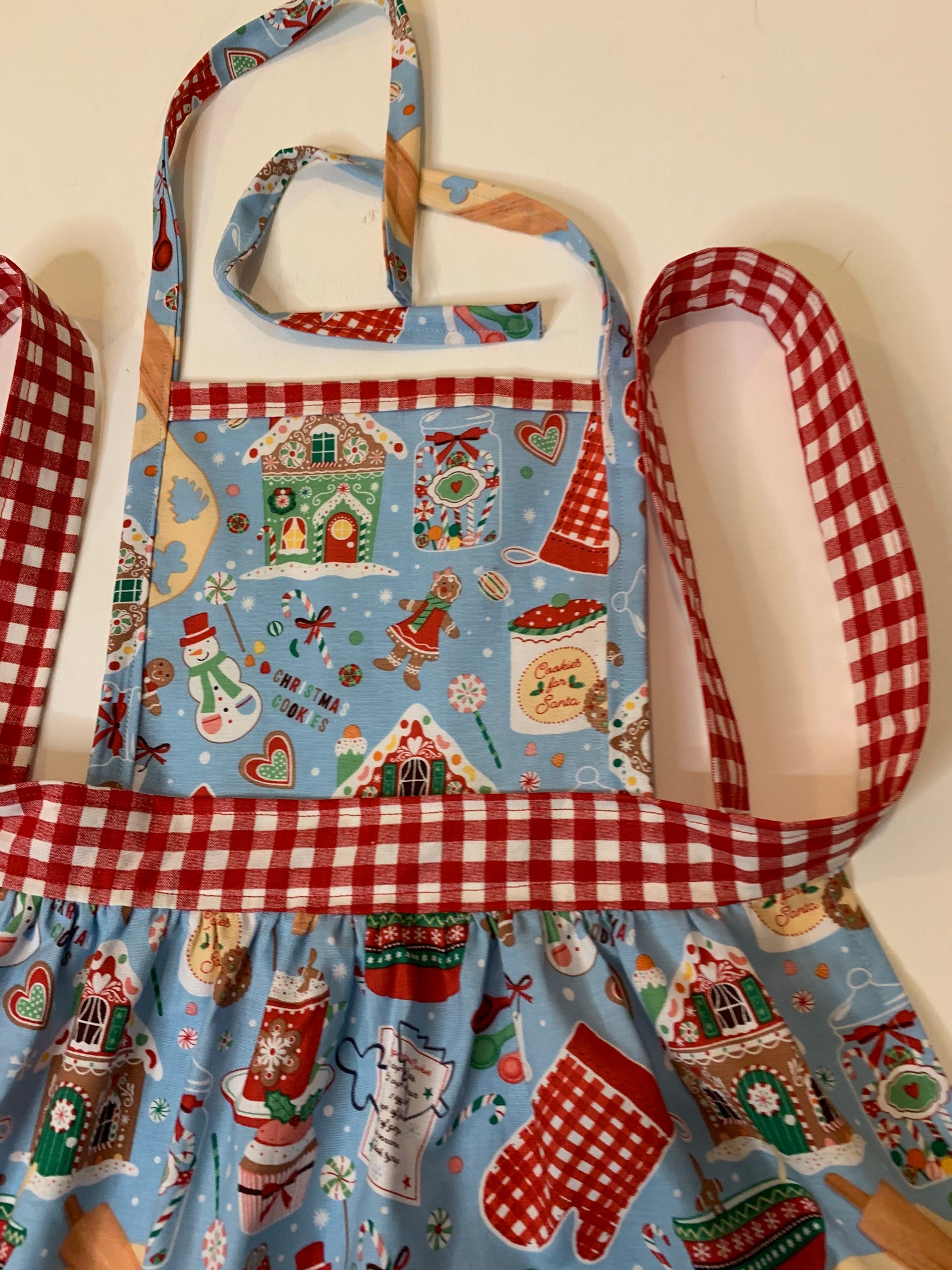 Christmas Gingerbread Girls Apron - Etsy