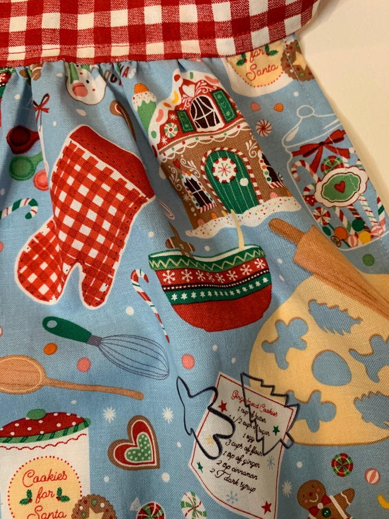 Christmas Gingerbread Girls Apron - Etsy