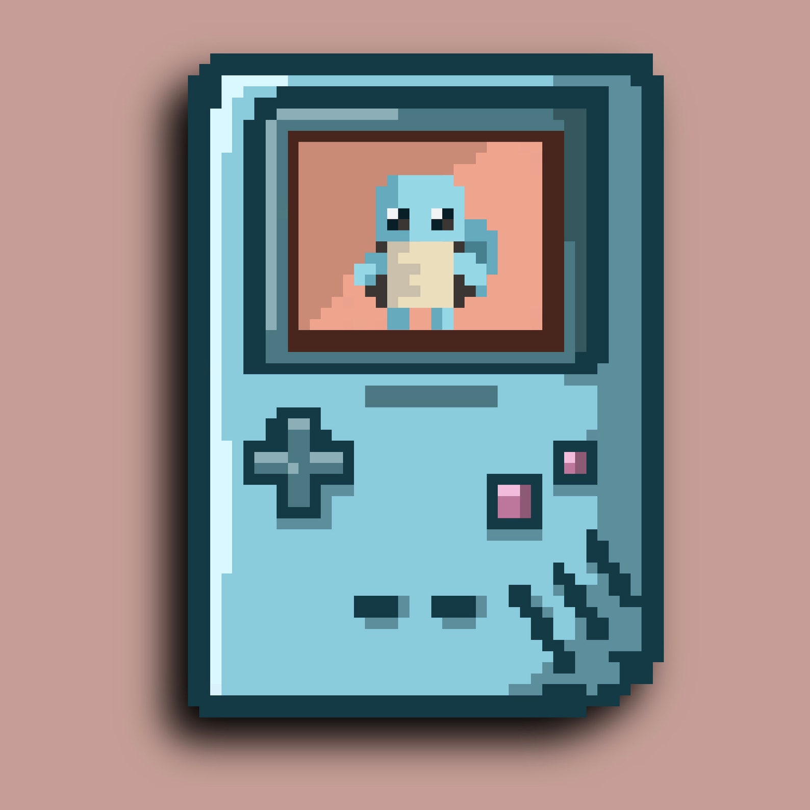 8-bit RGBY Starters Vinyl Stickers Anime Stickers Poke - Etsy