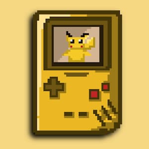 8-bit RGBY Starters Vinyl Stickers - Anime Stickers - Poke Pixel ...