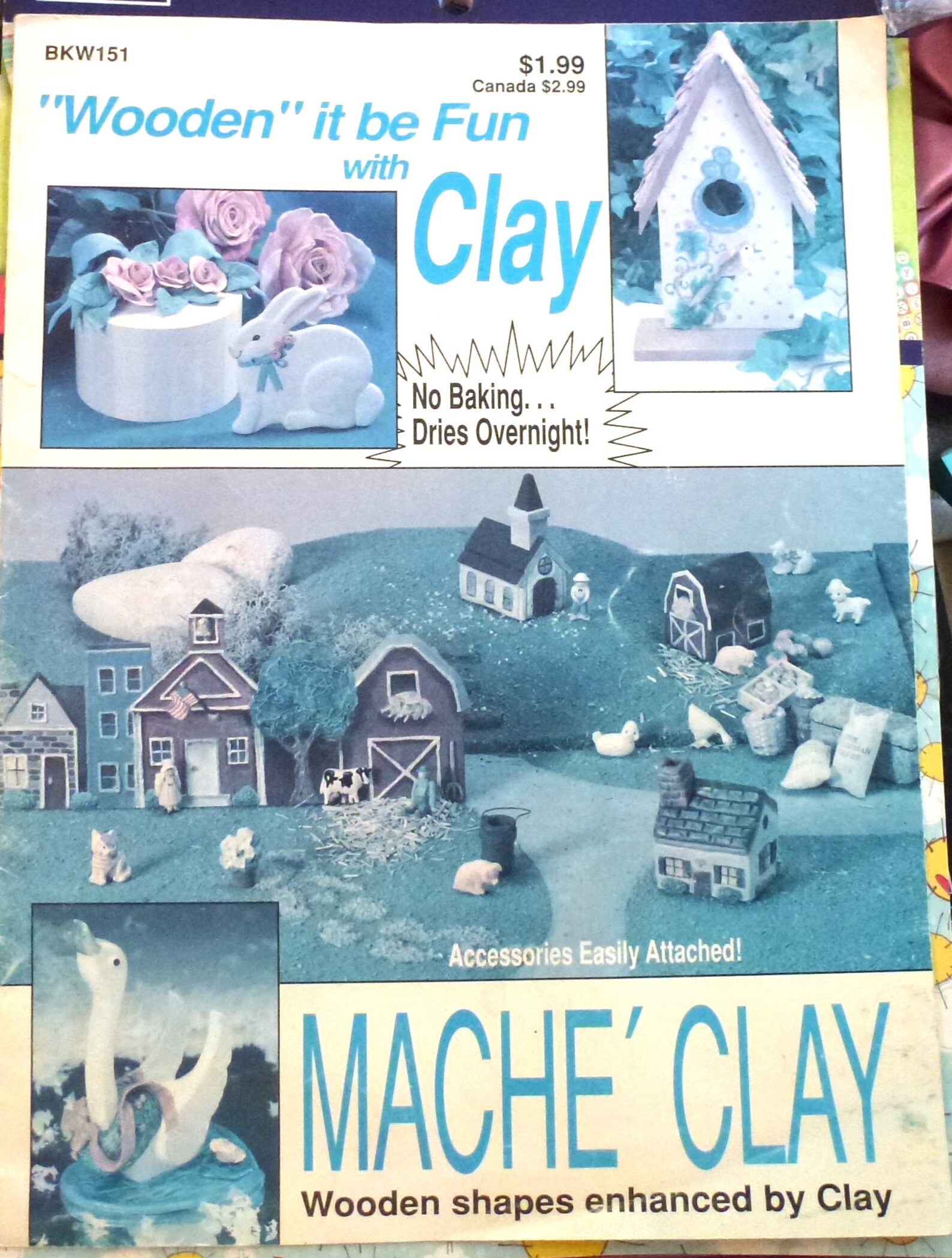 Fun With Wood and Paper Mache Clay Ideas Craft Booklet Patterns and How ...