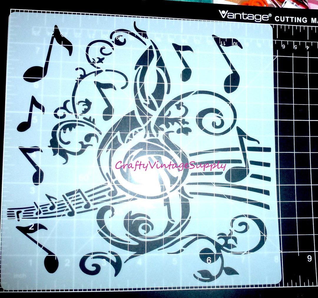 Music Stencil Piano Musical Notes (xa31) - Etsy