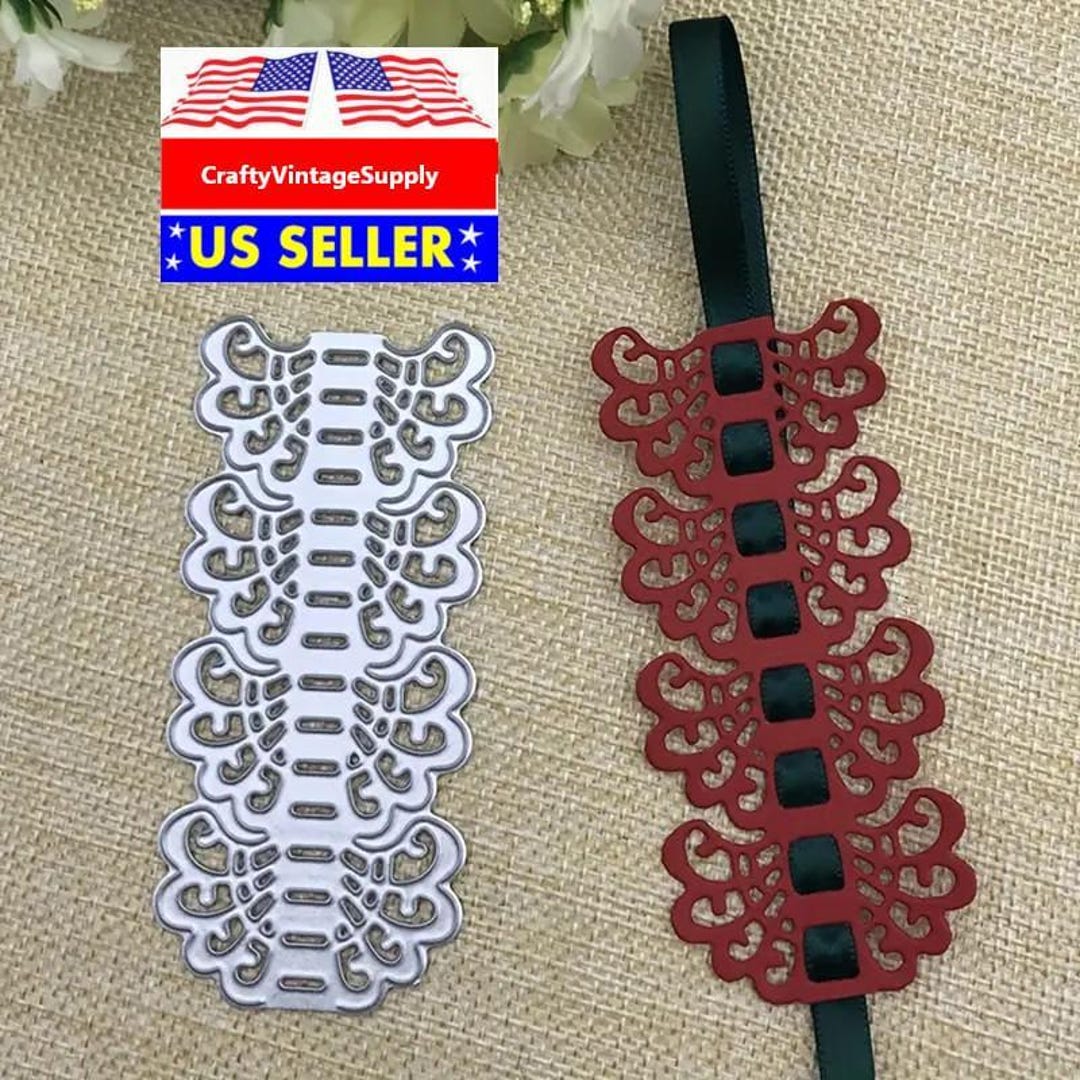 Ribbon Lace Border Edge Metal Craft Die Cut Cutting Paper Machine ...