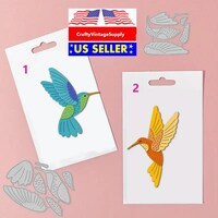 Flying Hummingbird Die for Easy Card Making BT210 - Etsy