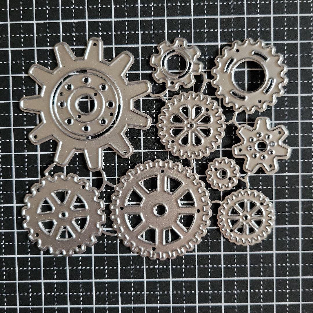 Steampunk Clock Clog Gears Wheels Metal Cutting Dies Die Cut - Etsy