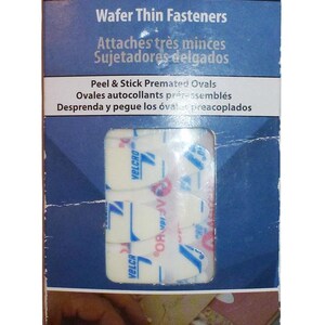 Velcro Brand Wafer Thin Fasteners Peel Stick Premated Ovals 48 Sets ...