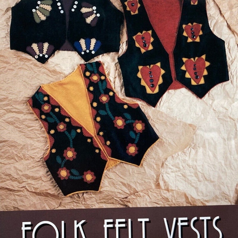 Felt Vest - Etsy