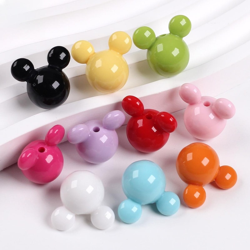 Wooden Mouse Beads - Etsy