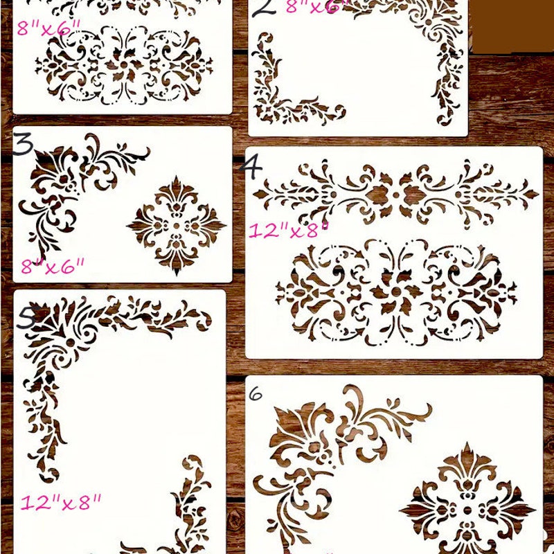Scroll Stencils - Etsy